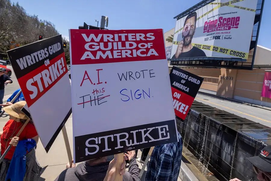 Hollywood Writers’ Strike Tests Limits of AI Use, Ownership; Actors are ...